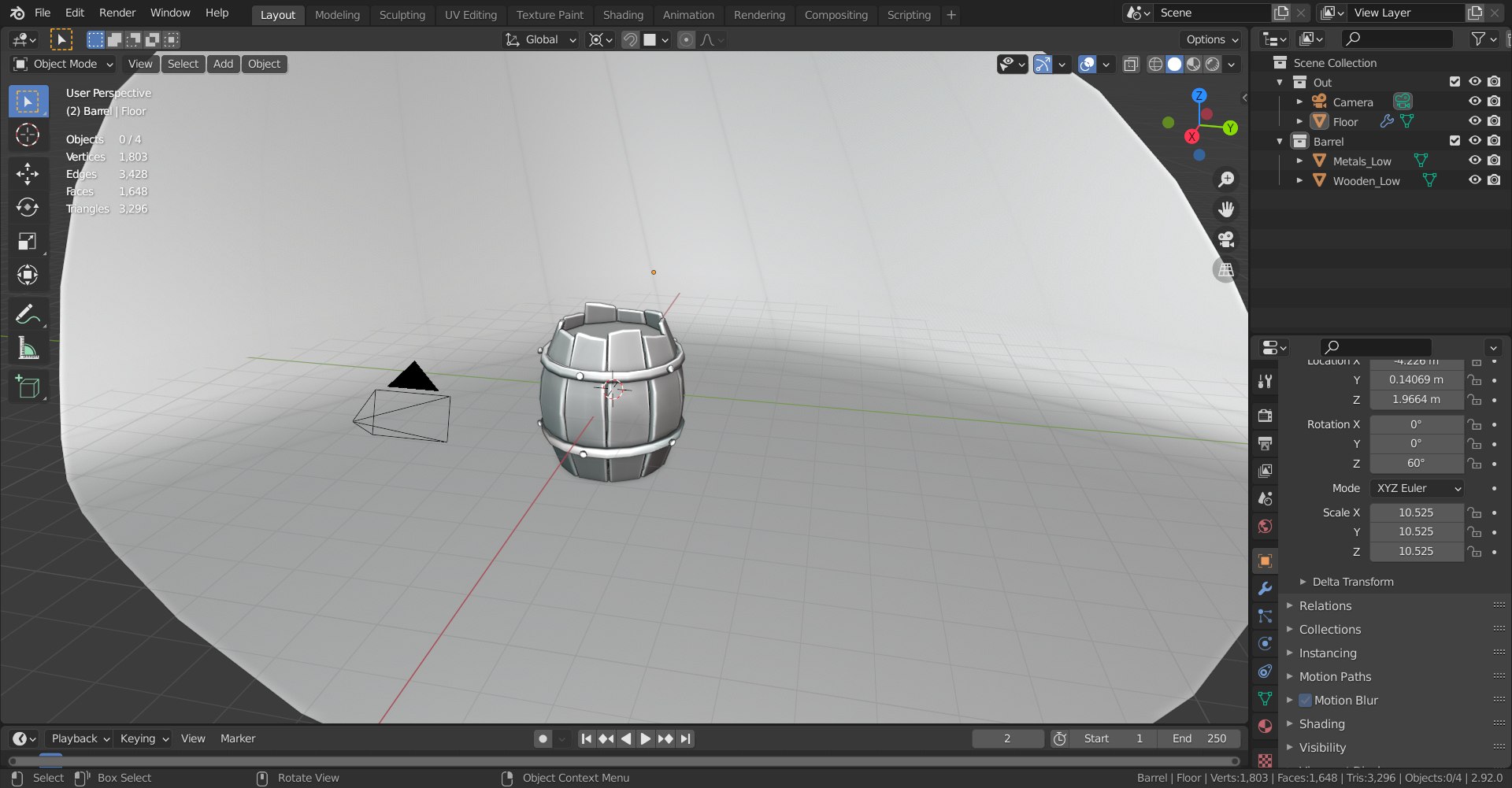 Barrel Stylized 3D Model - TurboSquid 1727111