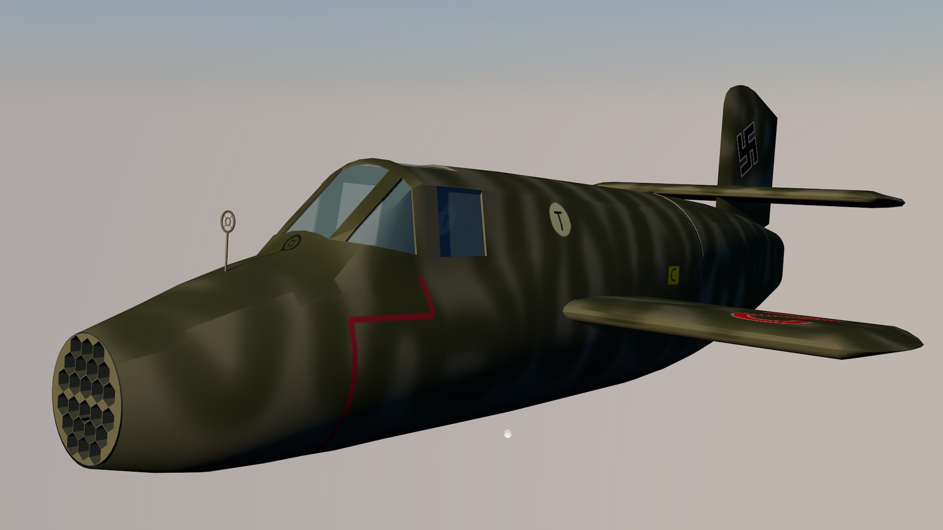 3D Bachem Ba 349 Natter - TurboSquid 1844091