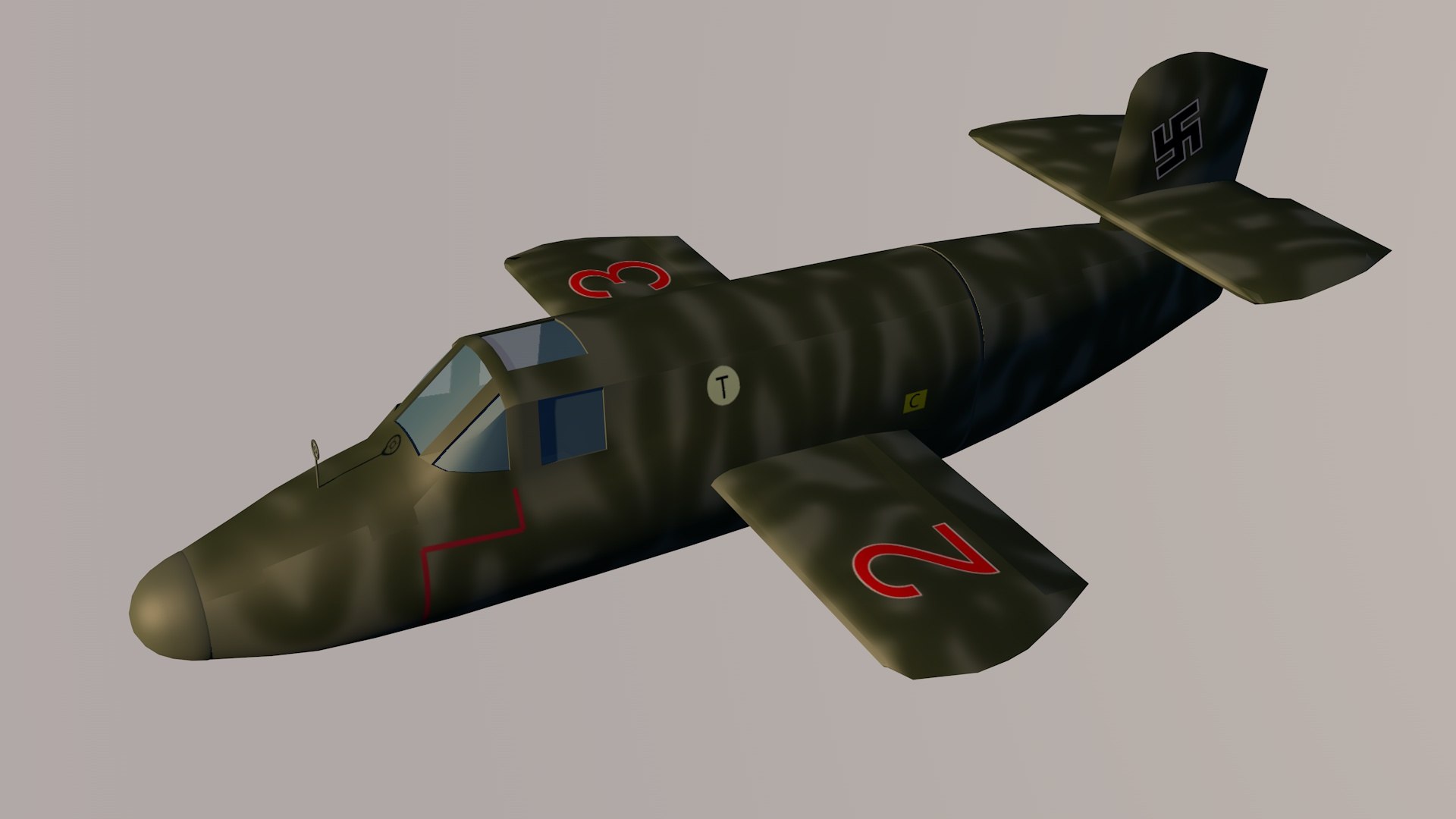 3D Bachem Ba 349 Natter - TurboSquid 1844091