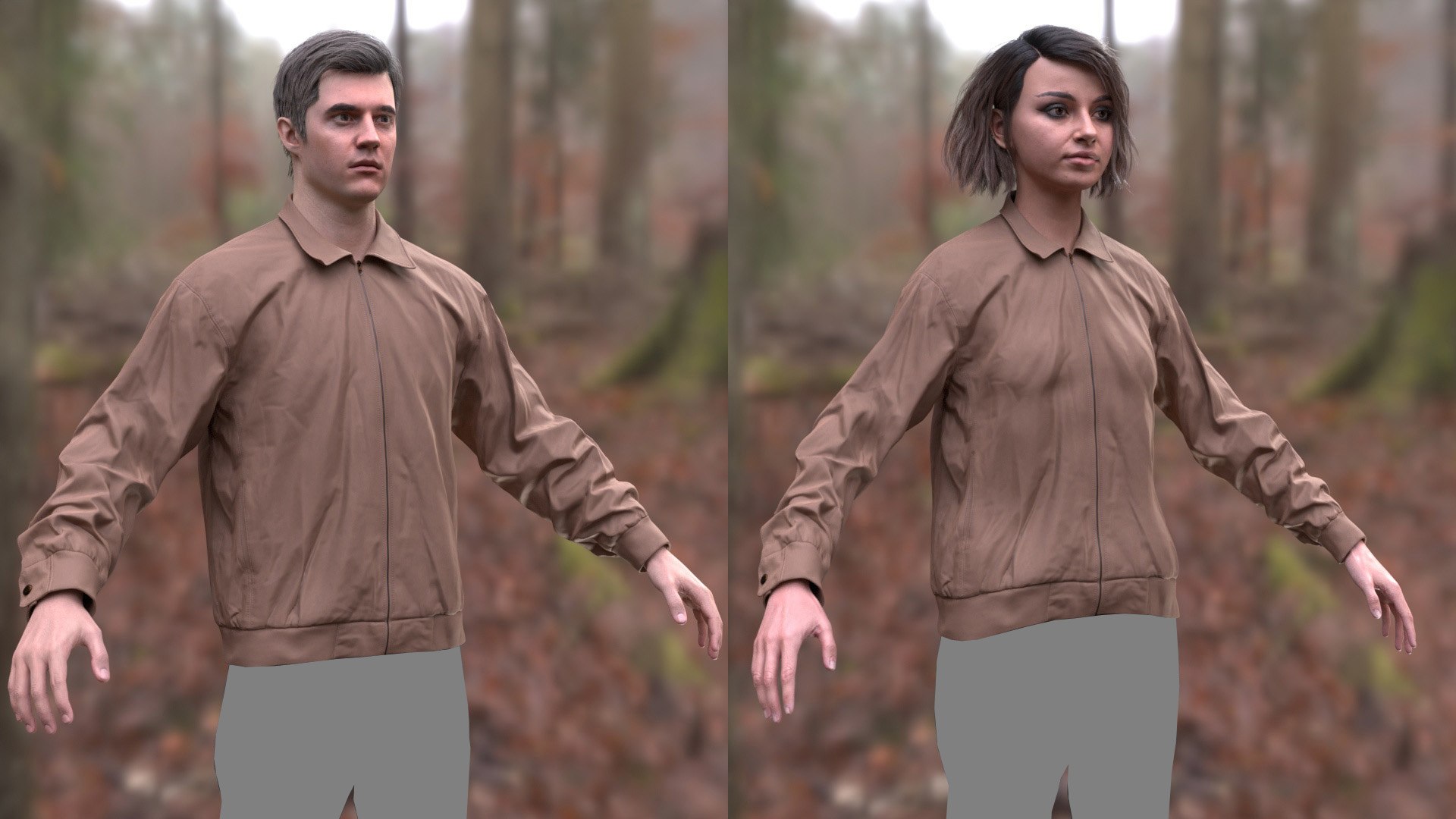 3D Model Jacket 4 - All MH Bodies UE5 Skeletons - Rigged - TurboSquid ...