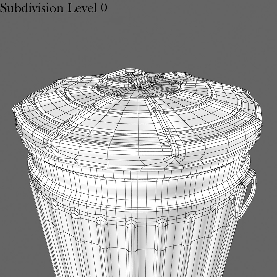 Normal Trash 3d Model