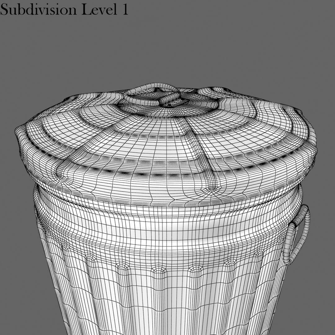 Normal Trash 3d Model