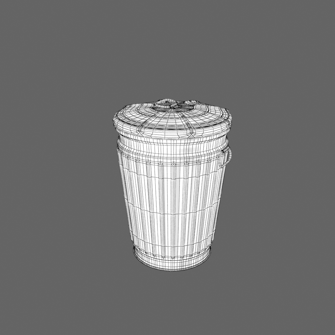 Normal Trash 3d Model