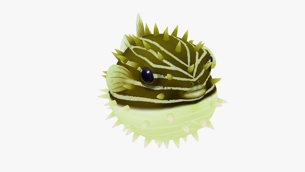 animated pufferfish3Dモデル - TurboSquid 1940423