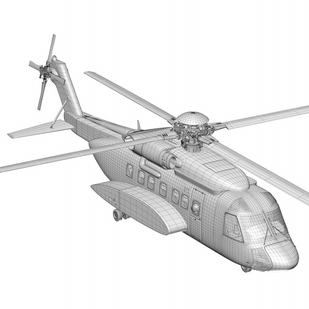 3d model sikorsky h-92 superhawk