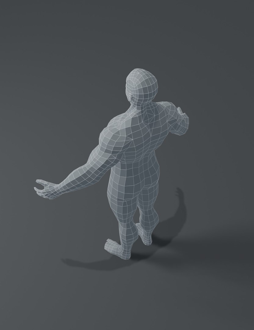 3D Male Body Base Mesh Model - TurboSquid 1520650