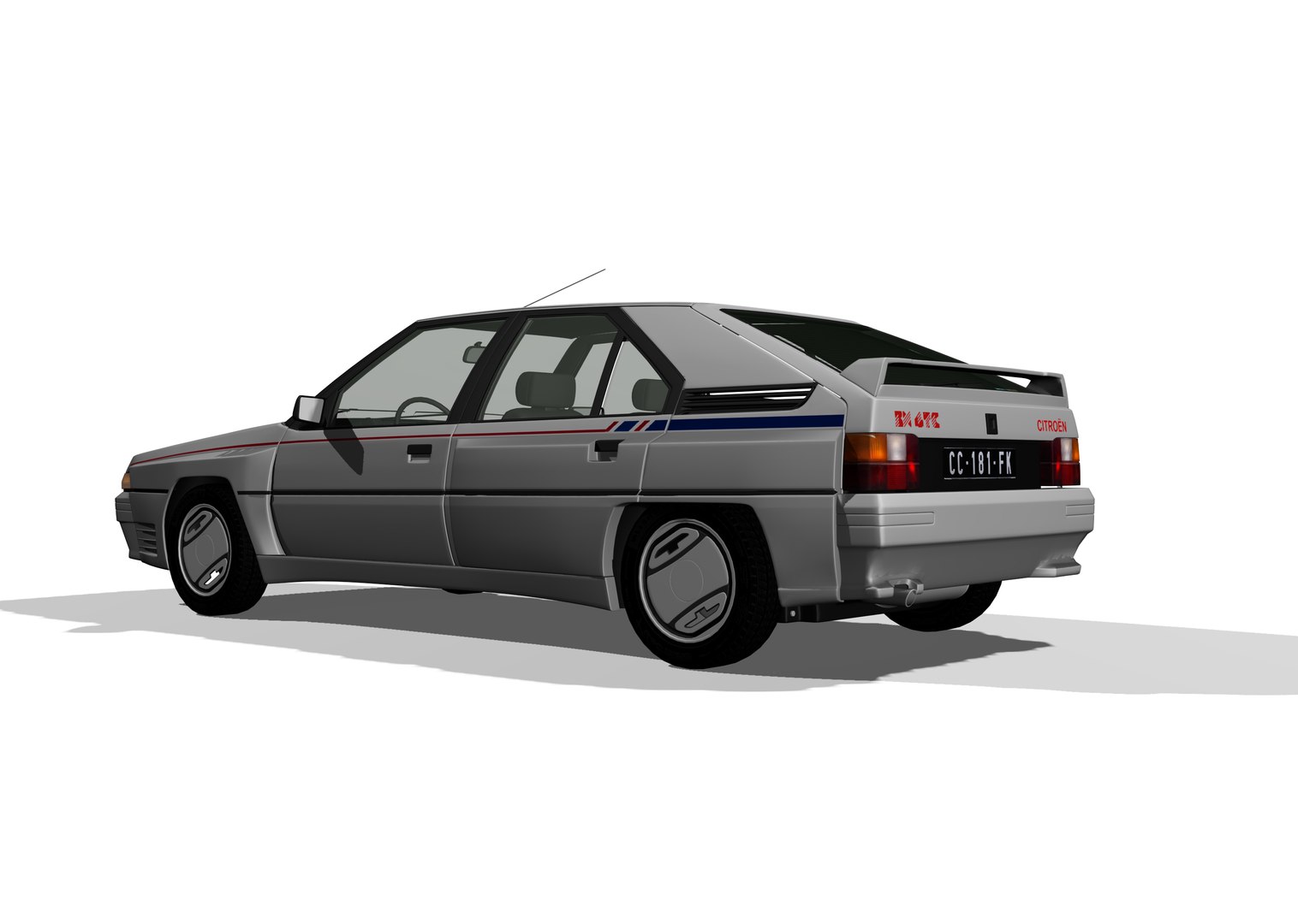 3D Citroen BX 4TC Model - TurboSquid 1760039