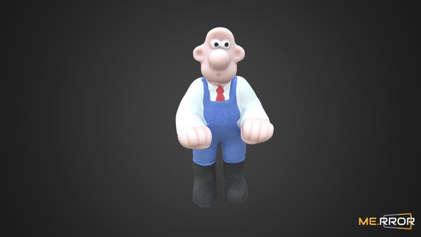 modelo 3d Game Ready Wallace Figure - TurboSquid 2015119