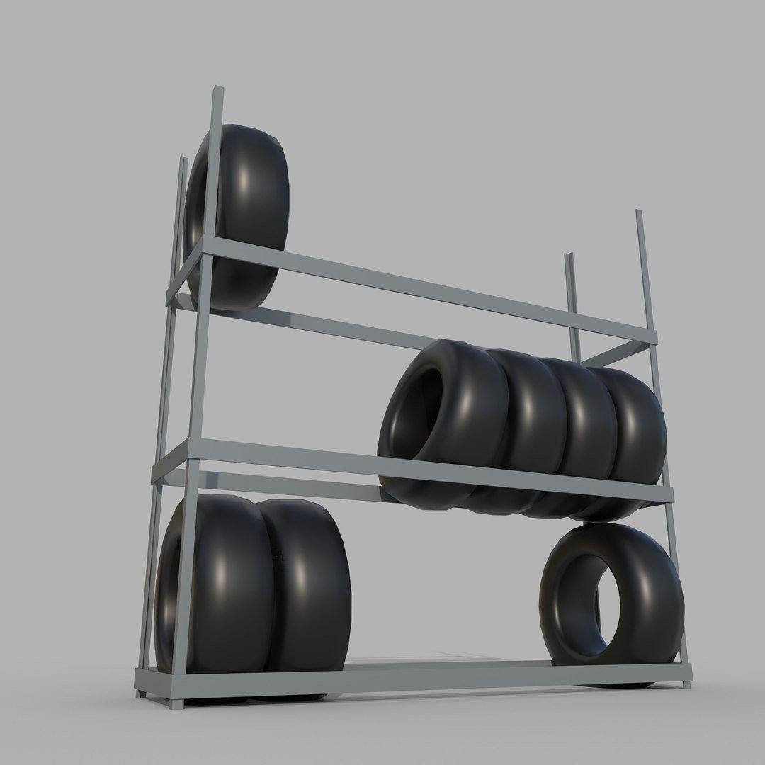 3D Tire Rack - TurboSquid 2397271