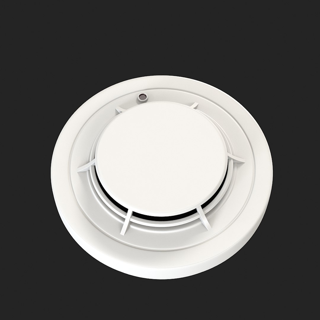 3d Smoke Detector Model