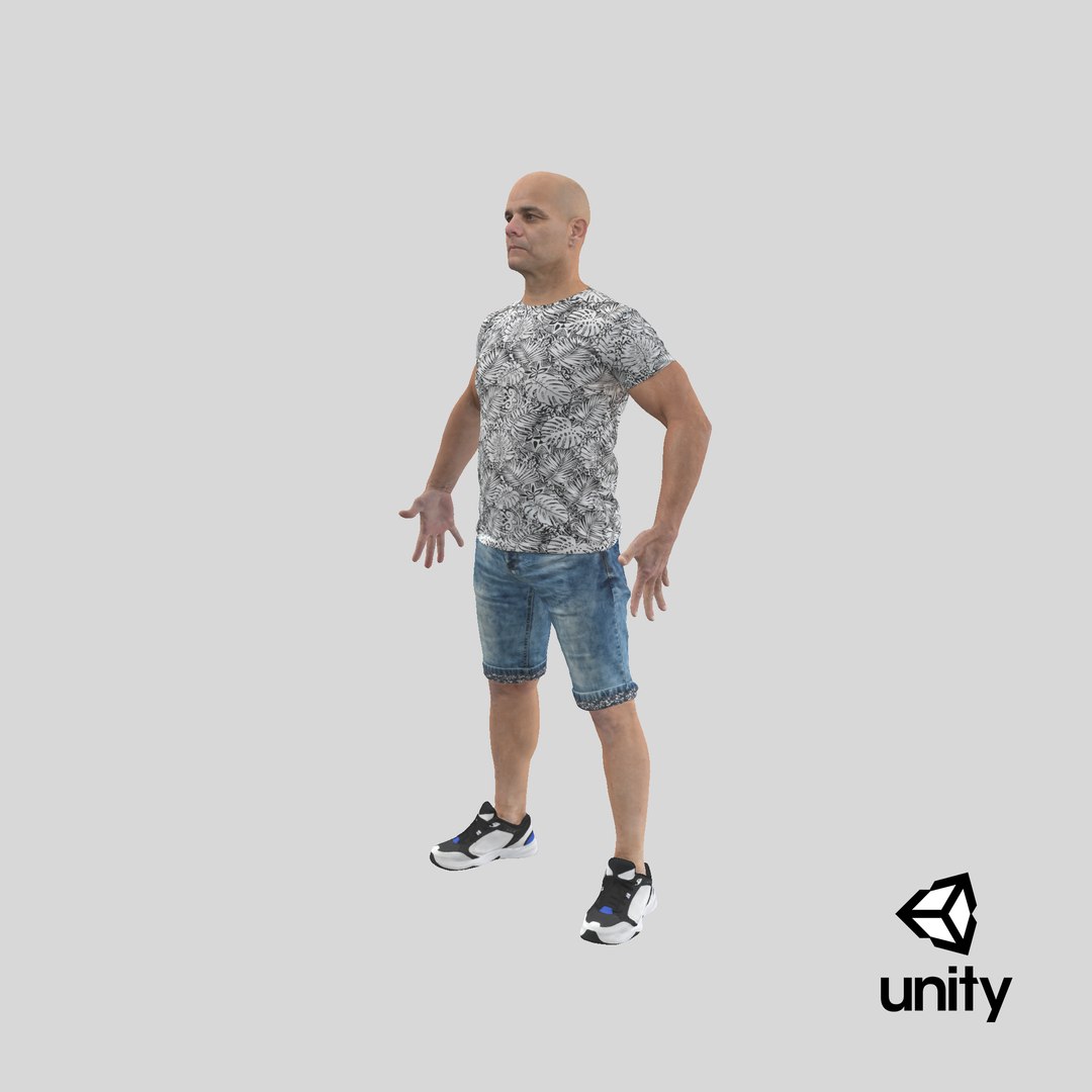 3D Cameron Casual Summer A Pose - TurboSquid 2035407