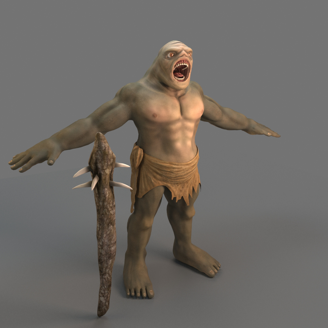 Troll Monster 3d Model