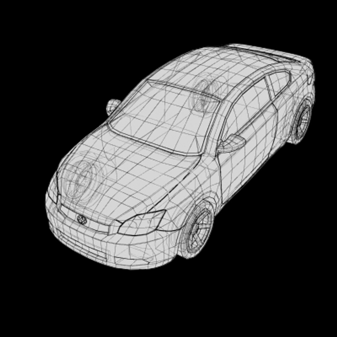 3d 2007 scion tc car