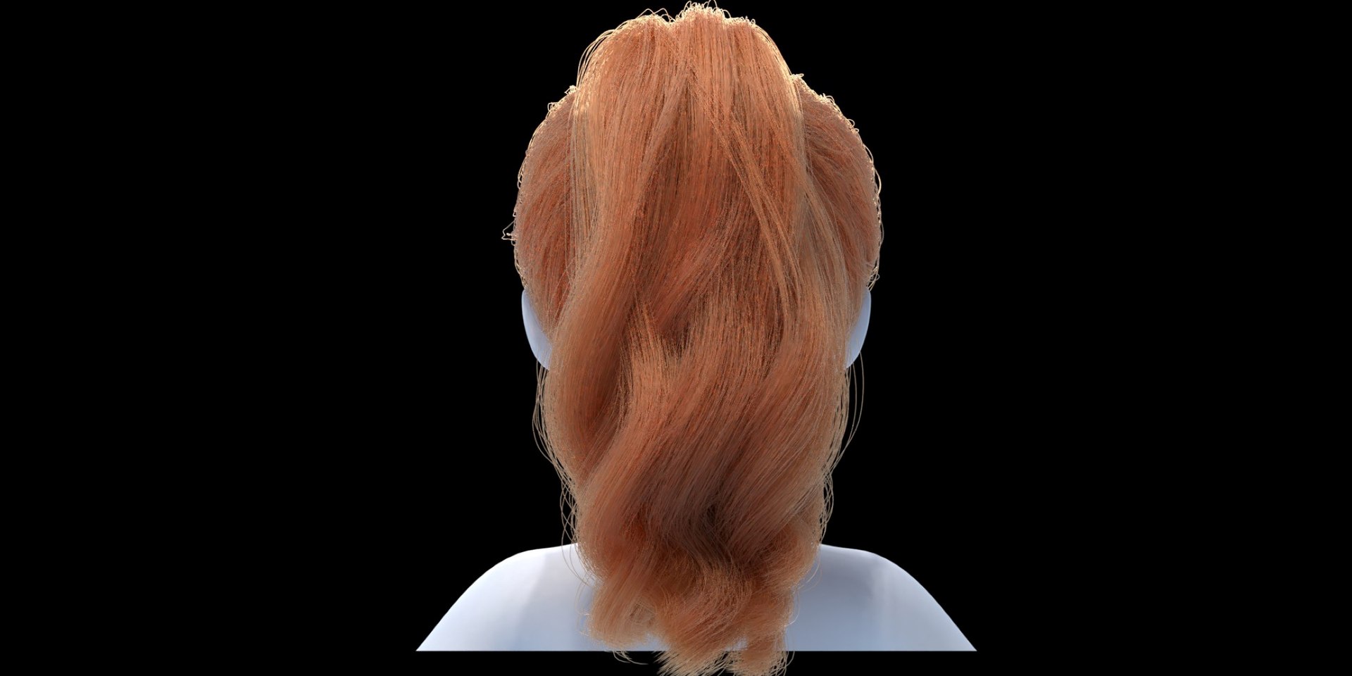Free 3D Ponytail Hairstyle-blender Particles - TurboSquid 2094512