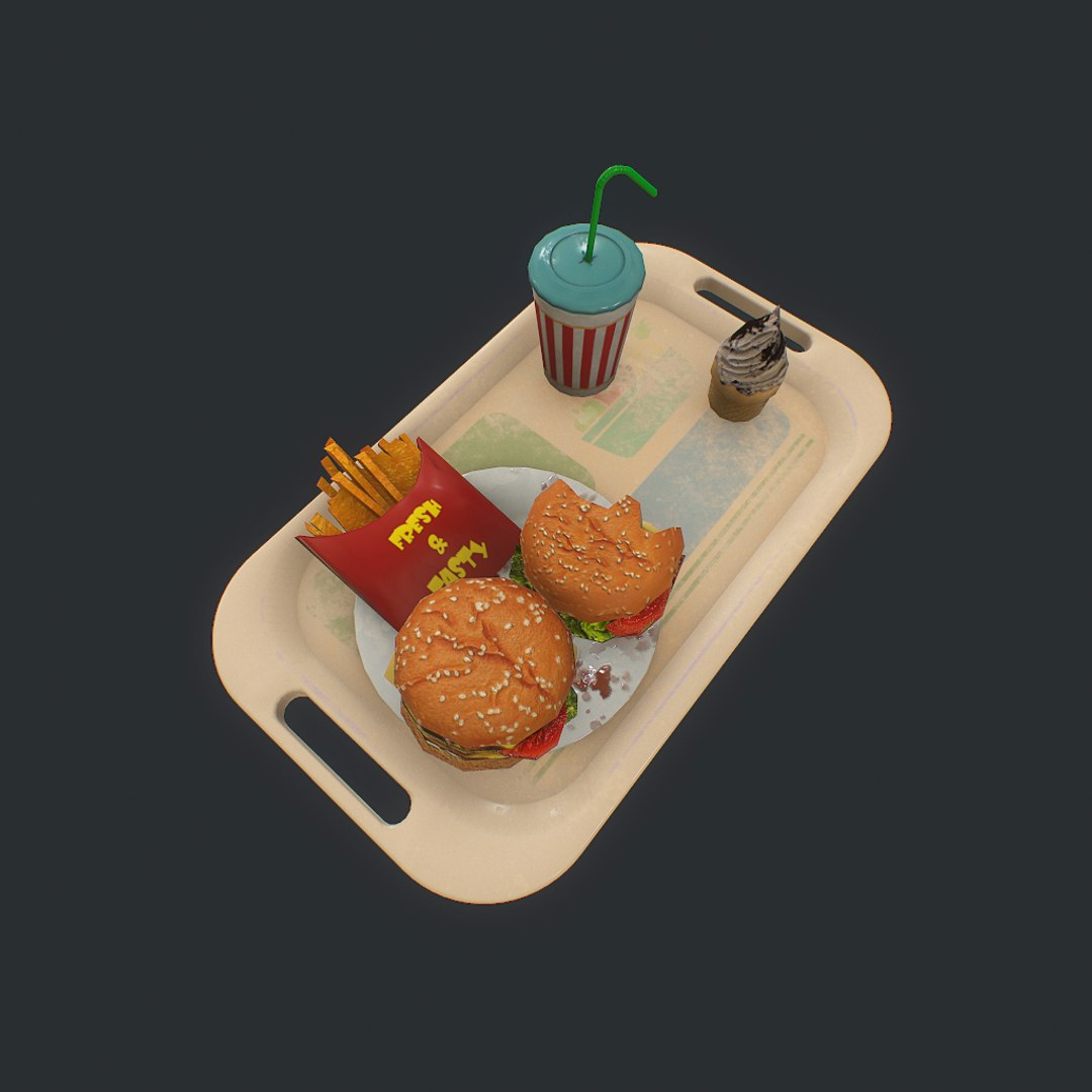 3D Burger Pbr Model - TurboSquid 1236597