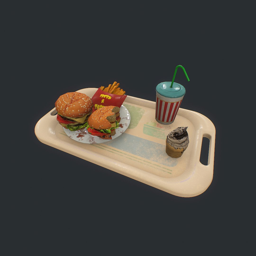 3D Burger Pbr Model - TurboSquid 1236597