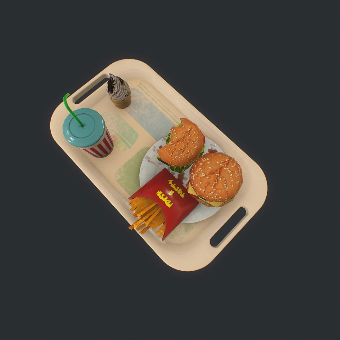 3D Burger Pbr Model - TurboSquid 1236597