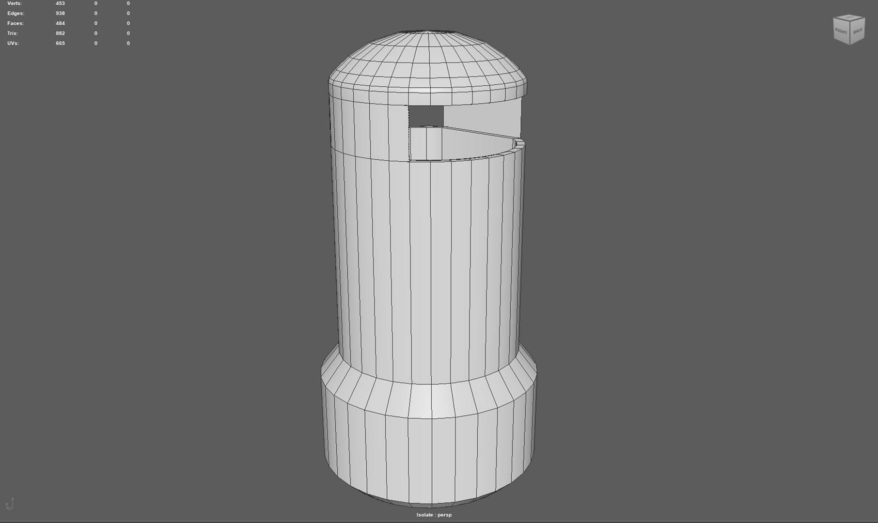 3D Low Poly Plastic Trash Bin PBR 4K Textures Game Ready Model ...