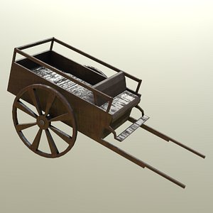 ma medieval horse wagon