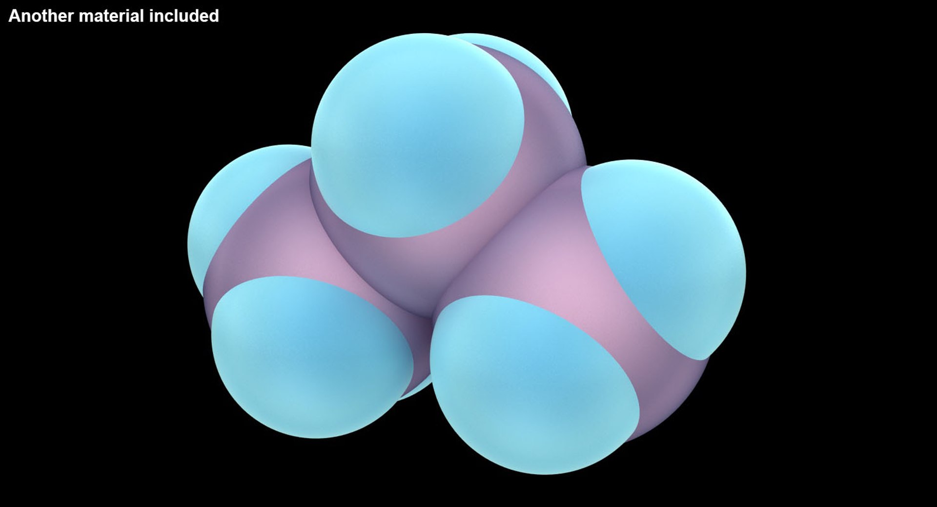 Propane Molecular 3 3d Model