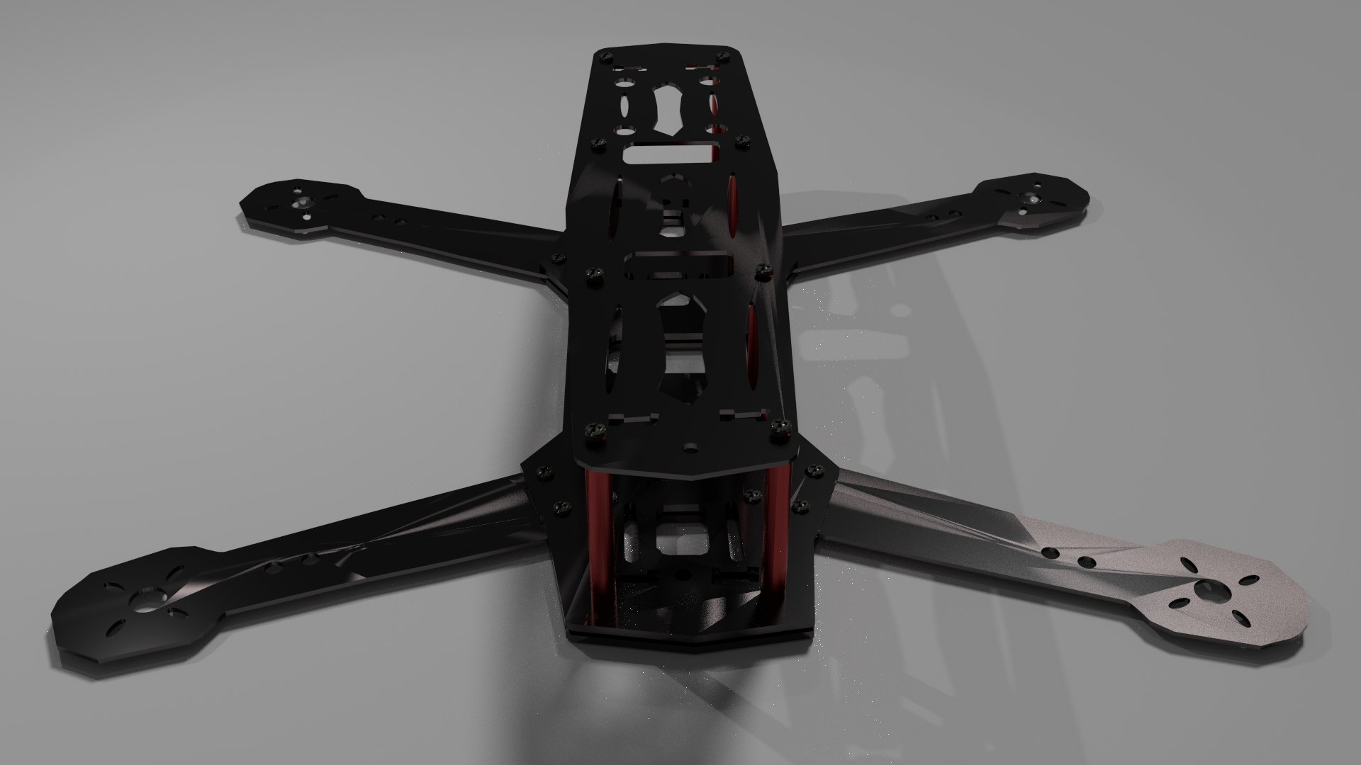 3d Model Quadcopter Frame Zmr250