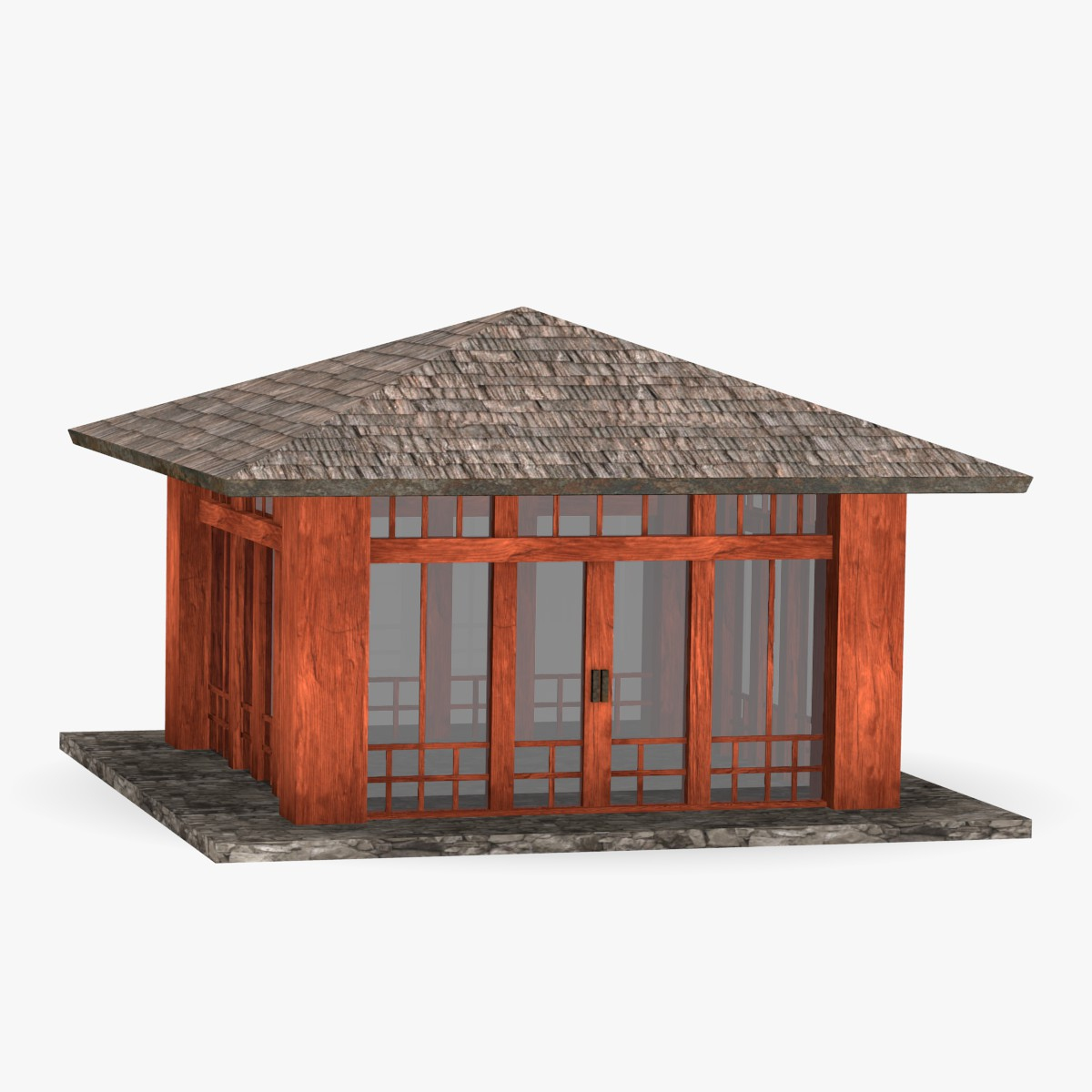 3d japanese houses model