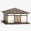3d Japanese Houses Model