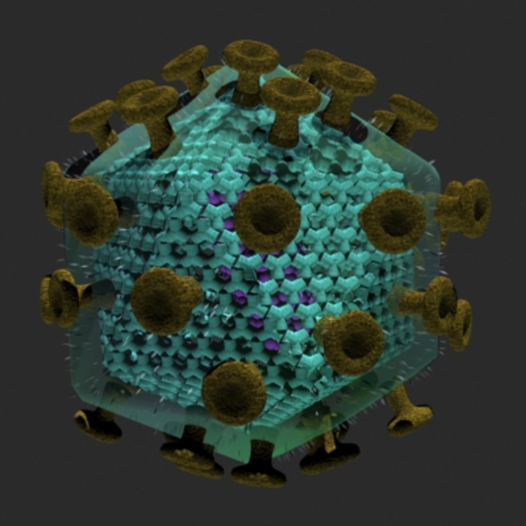Aids Hiv Virus 3d Max