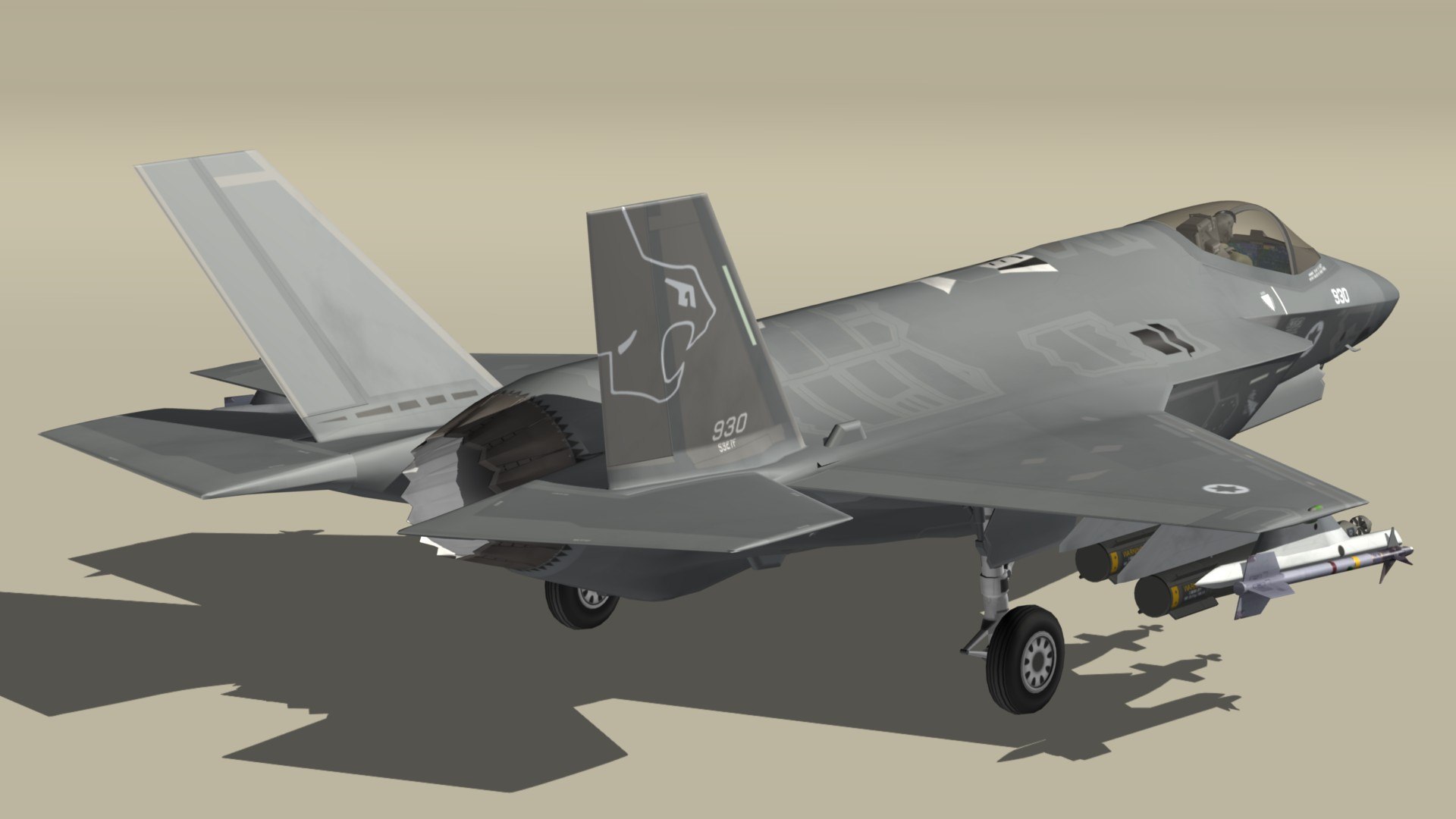 3D F35A Lightning II IAF - TurboSquid 1834949