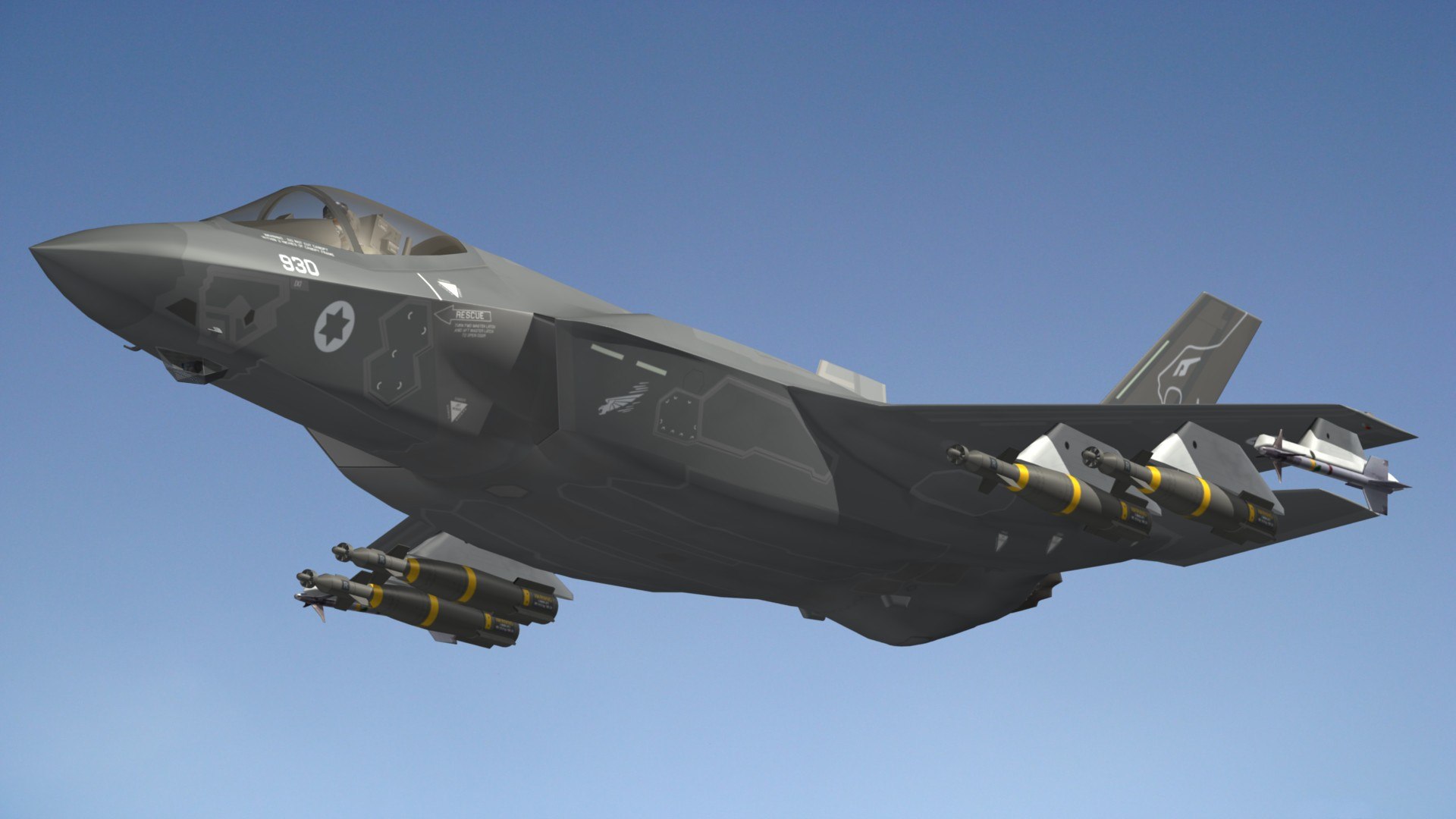 3D F35A Lightning II IAF - TurboSquid 1834949