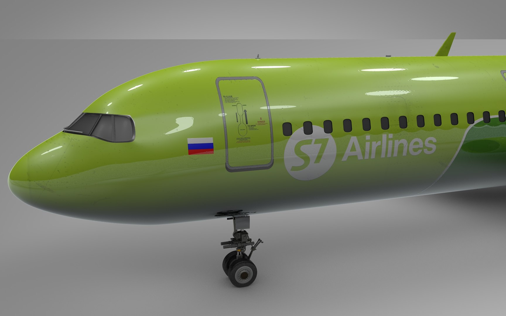 3D Model A321 Neo S7 Airlines - TurboSquid 1644552