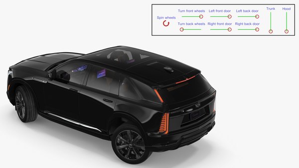 modelo 3d Cadillac Escalade IQ 2025 EV Black Raven Rigged - TurboSquid ...