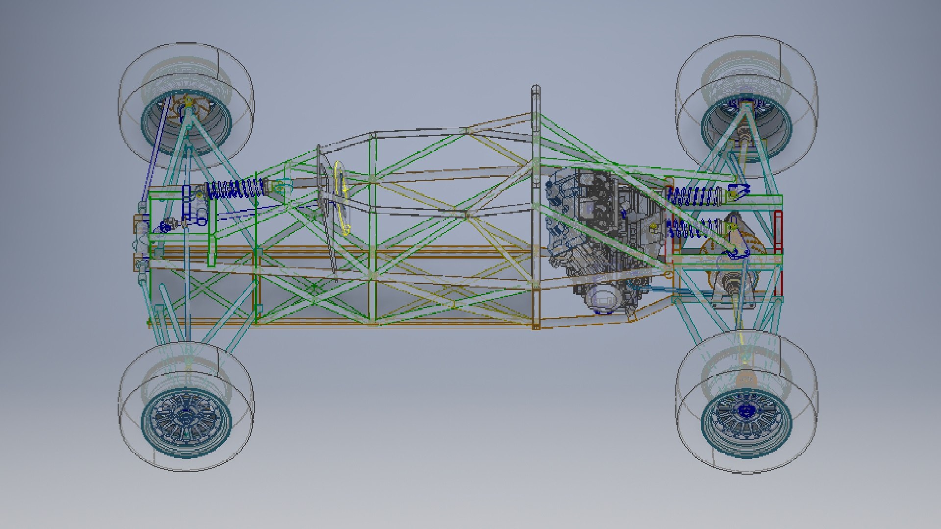 Formula Car Full Chassis 3D Model - TurboSquid 1787398