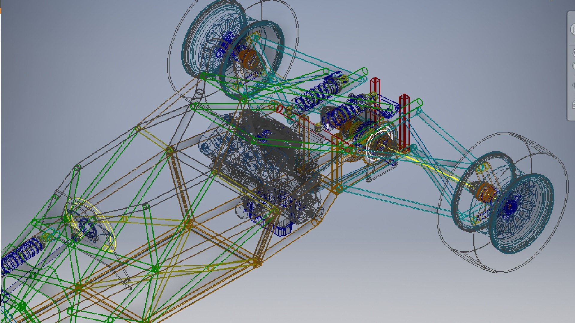 Formula Car Full Chassis 3D Model - TurboSquid 1787398