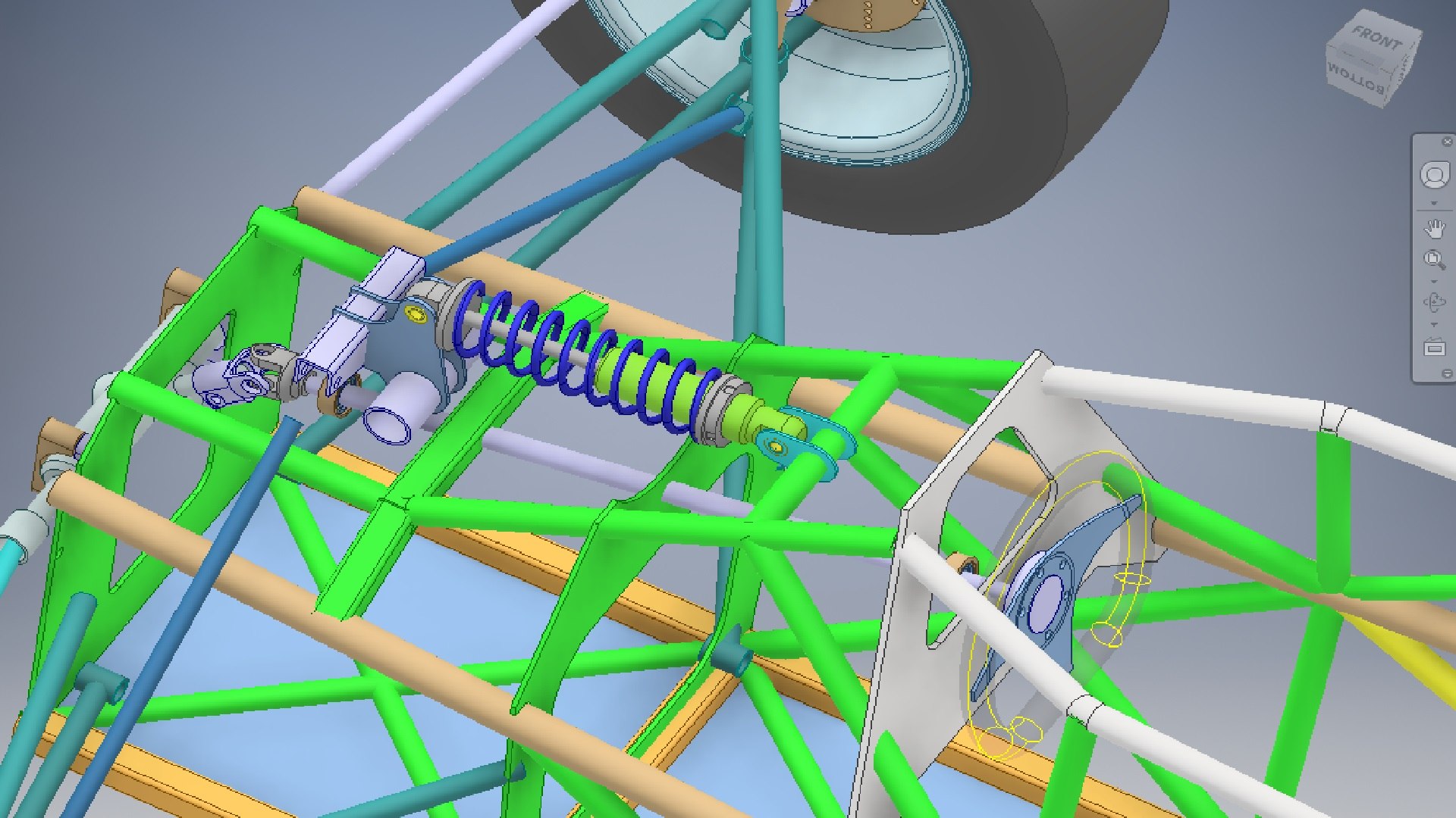 Formula Car Full Chassis 3D Model - TurboSquid 1787398
