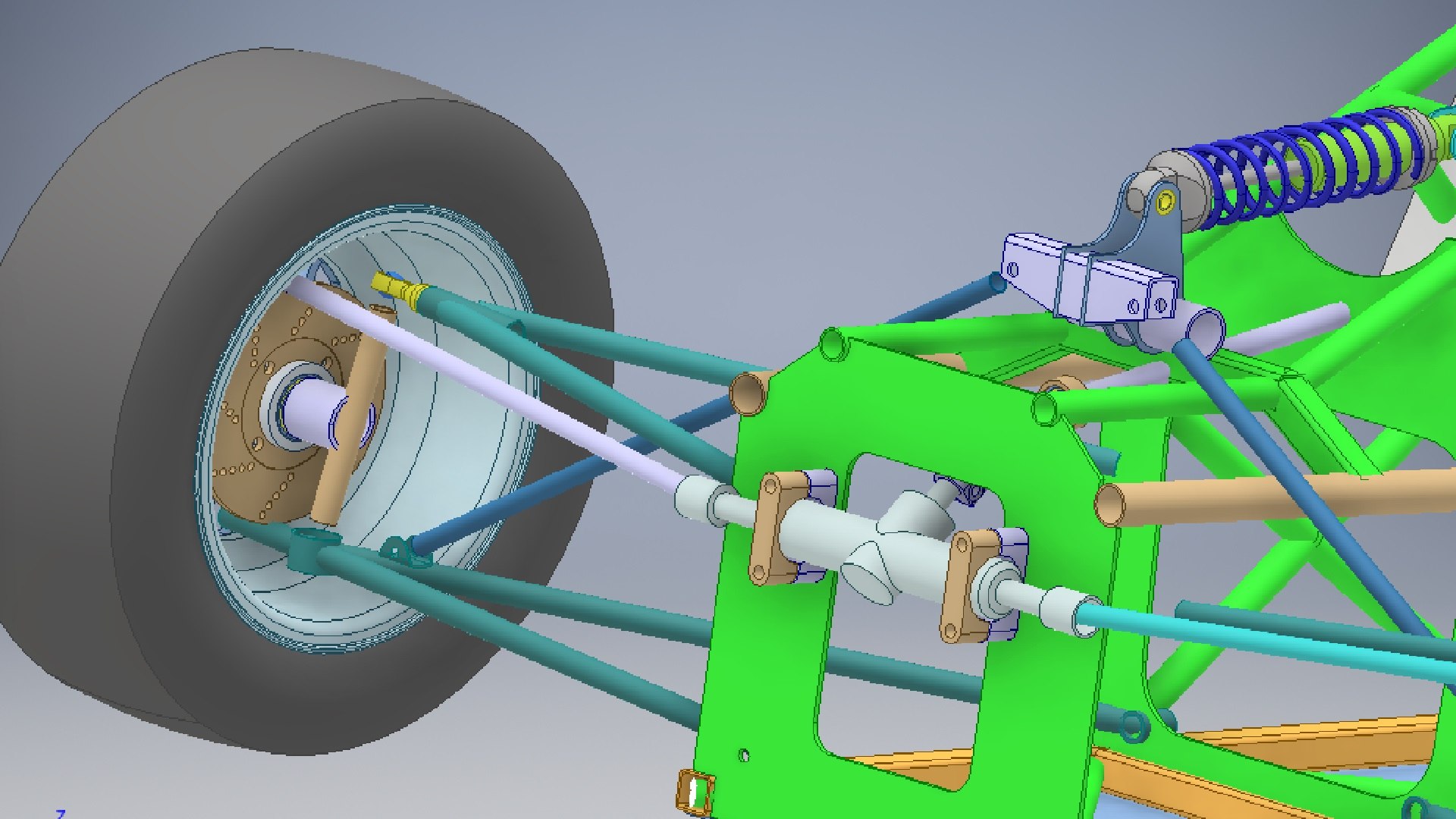 Formula Car Full Chassis 3D Model - TurboSquid 1787398