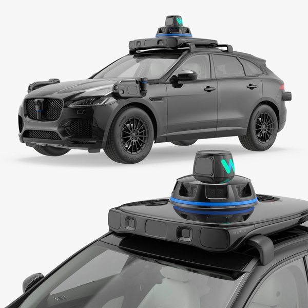 modelo 3d Taxi SUV autónomo con tecnología IA, color negro - TurboSquid ...