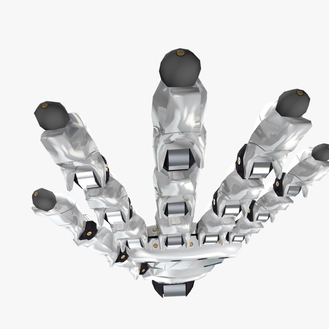 3d Model Robot Hand Light Version