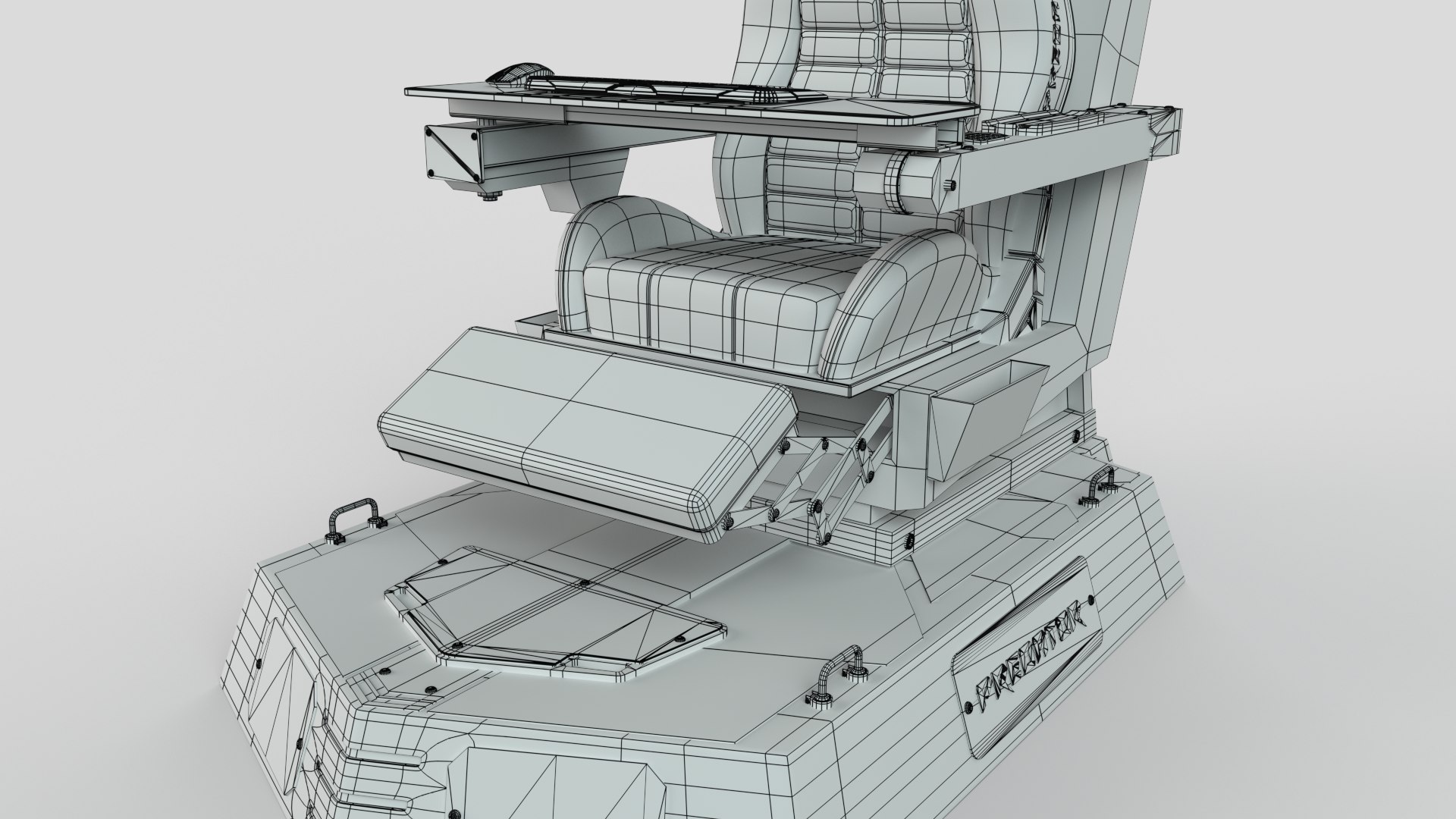 3D Simulator Chair Model - TurboSquid 1481247