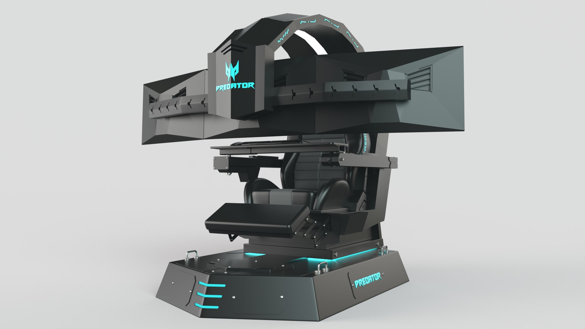 3D Simulator Chair Model - TurboSquid 1481247