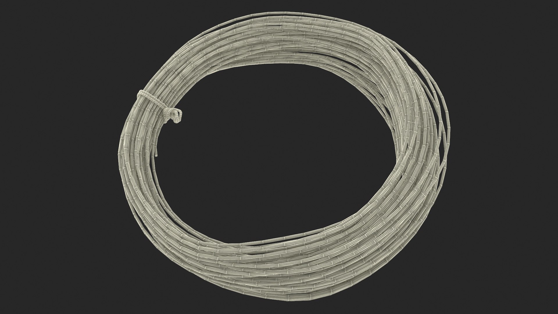 3D Model Cooper Wire Coil Half - TurboSquid 2186747