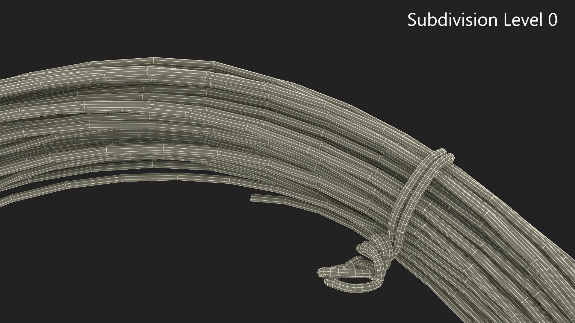 3D Model Cooper Wire Coil Half - TurboSquid 2186747