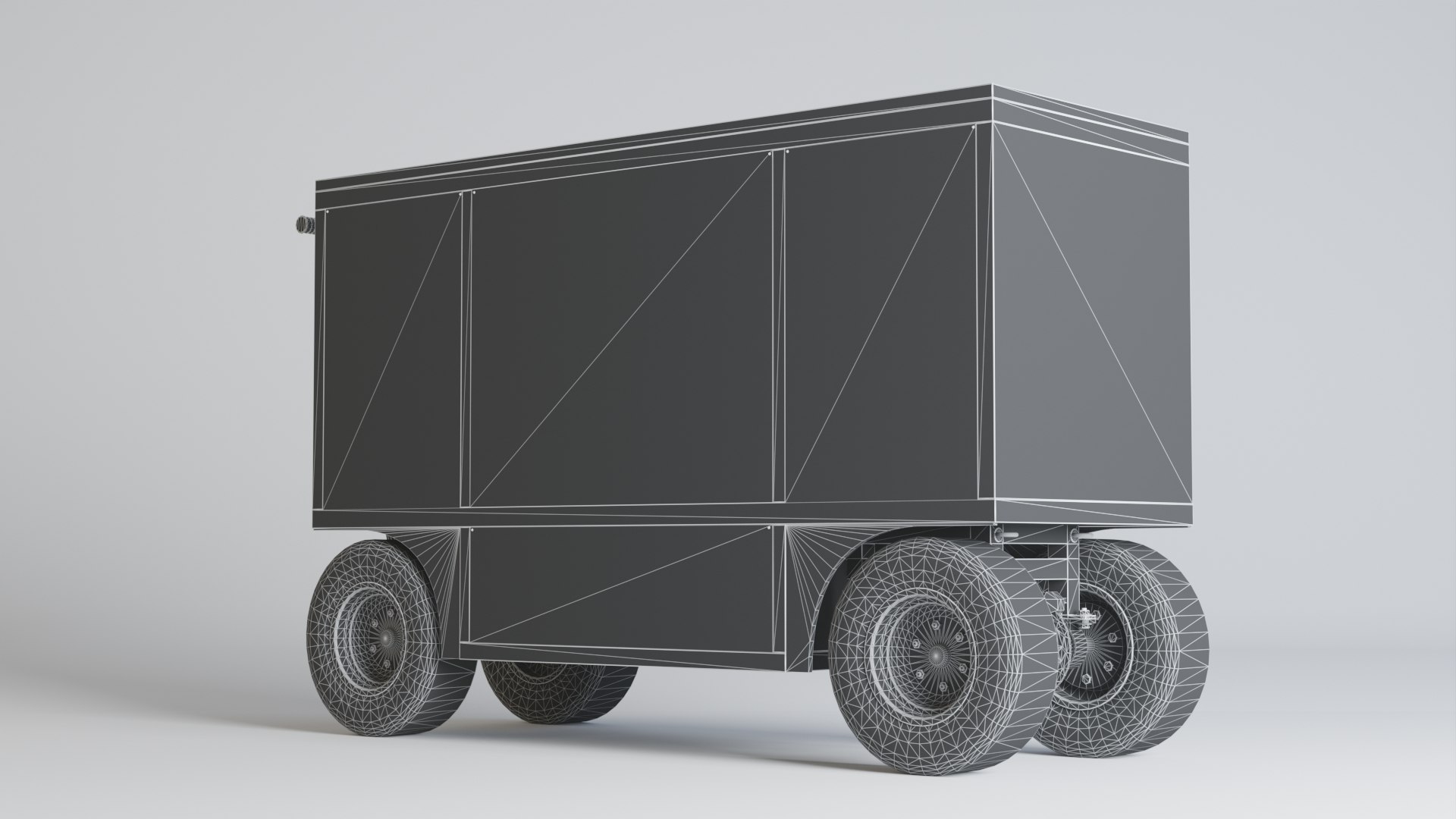 3D Model Engineering Pit Box Toolbox Wagon Cart PBR - TurboSquid 1960633