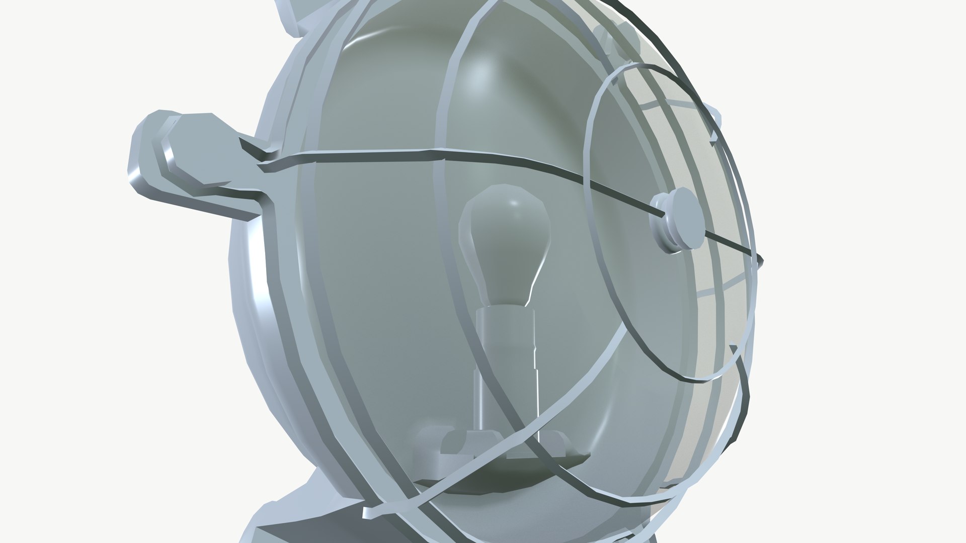 Industrial Wall Lamp 3D Model - TurboSquid 2340124
