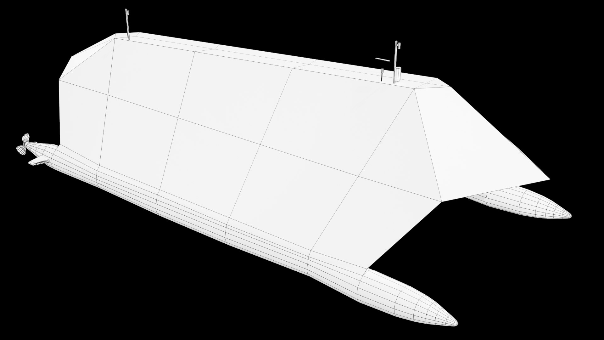 Sea Shadow Ix-529 Lockheed 3D Model - TurboSquid 1520507