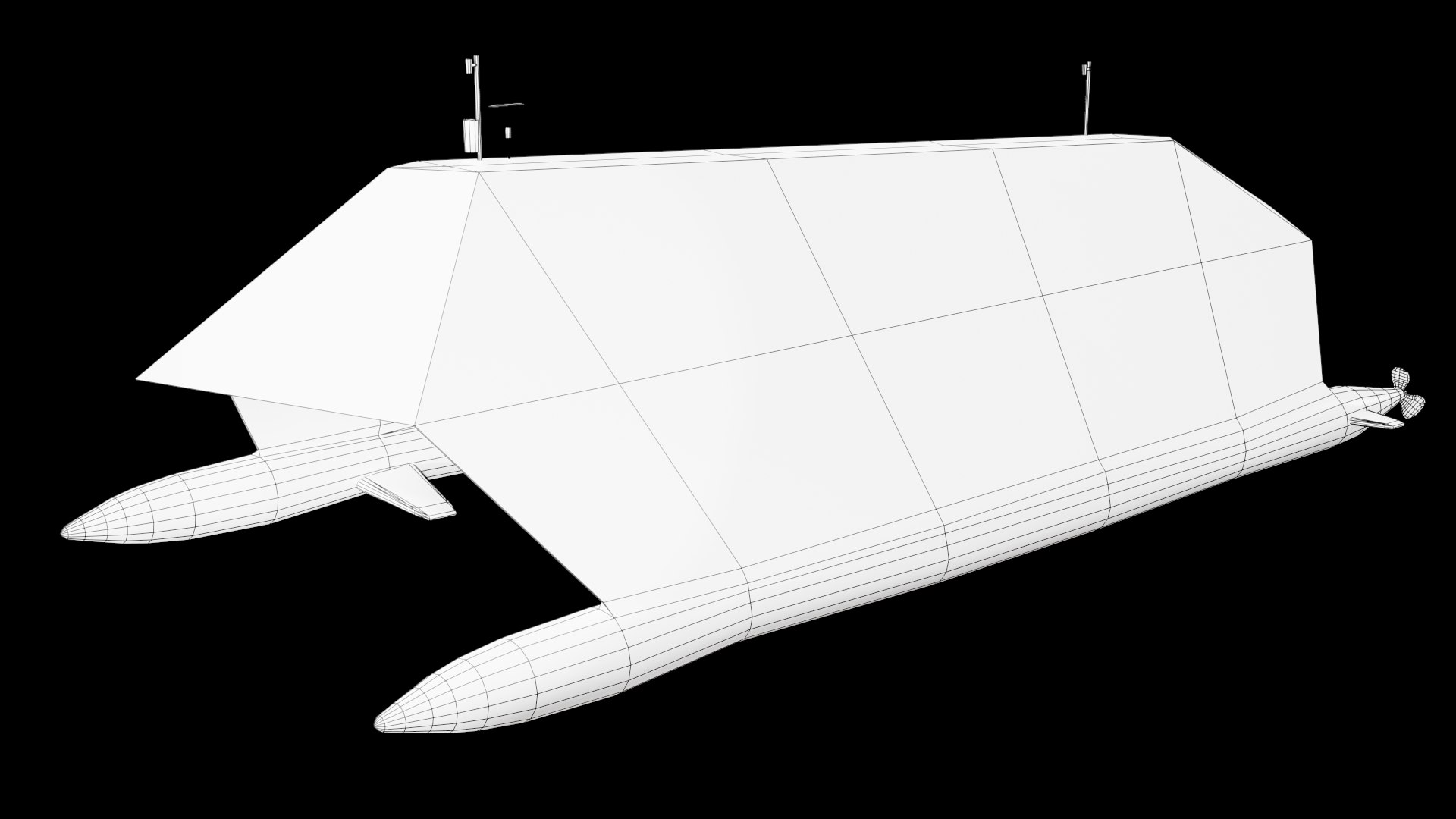 Sea Shadow Ix-529 Lockheed 3D Model - TurboSquid 1520507