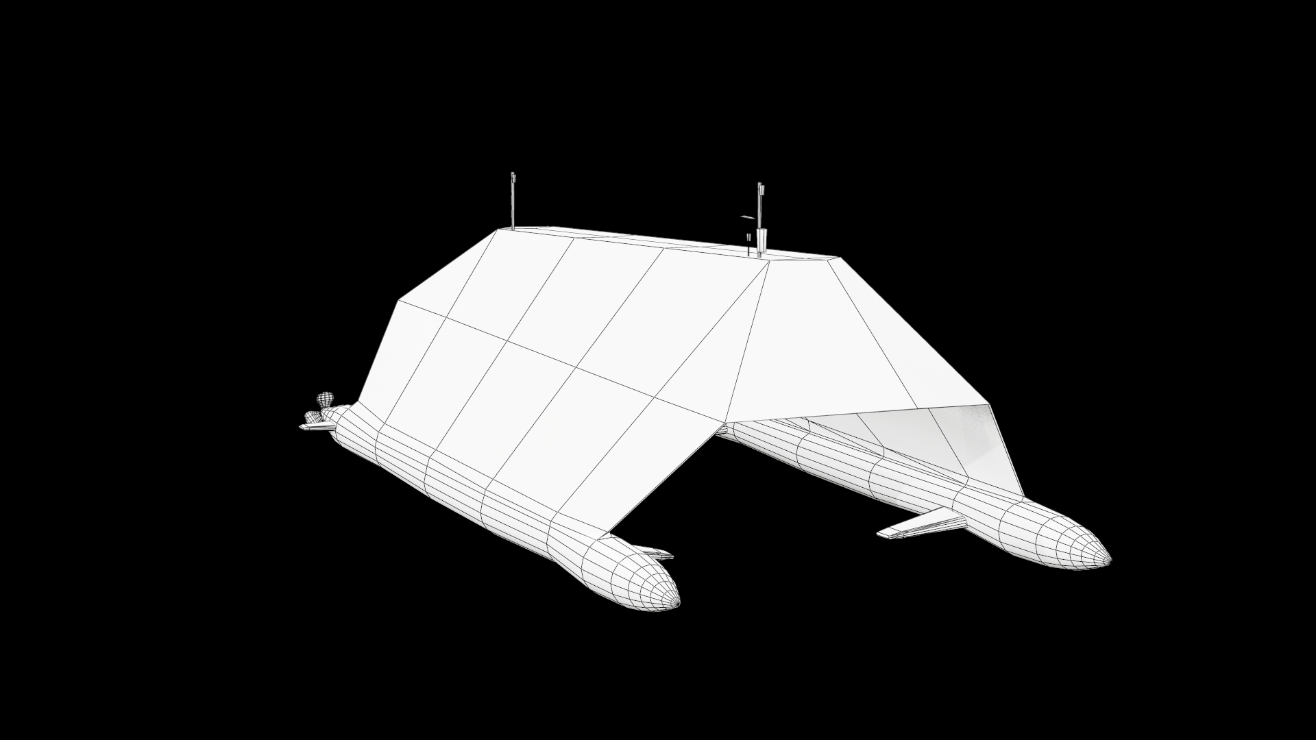 Sea Shadow Ix-529 Lockheed 3D Model - TurboSquid 1520507