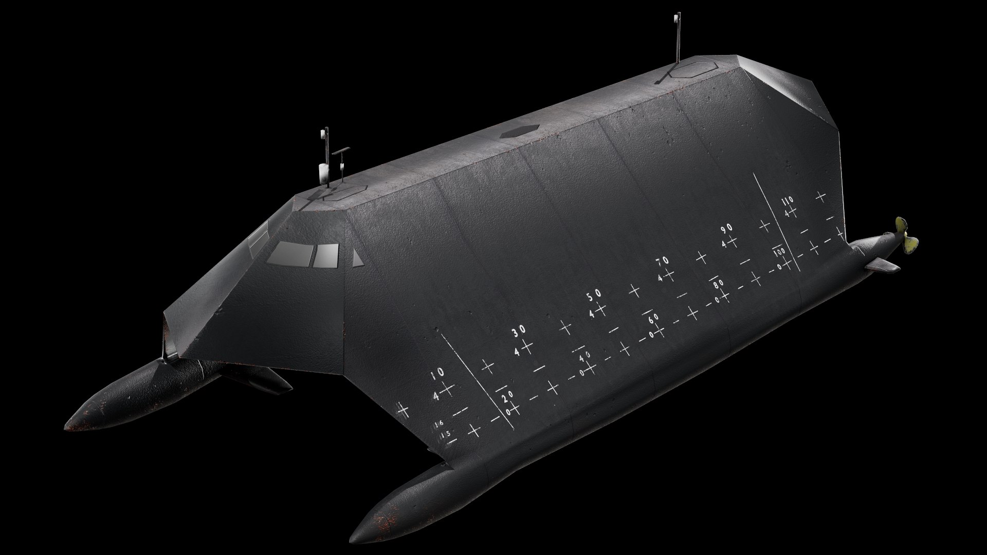 Sea Shadow Ix-529 Lockheed 3D Model - TurboSquid 1520507