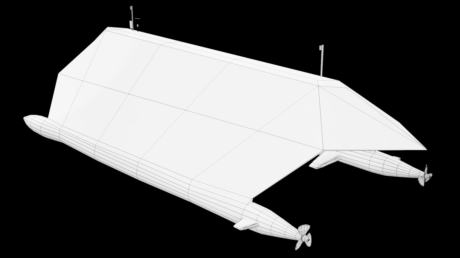 Sea Shadow Ix-529 Lockheed 3D Model - TurboSquid 1520507