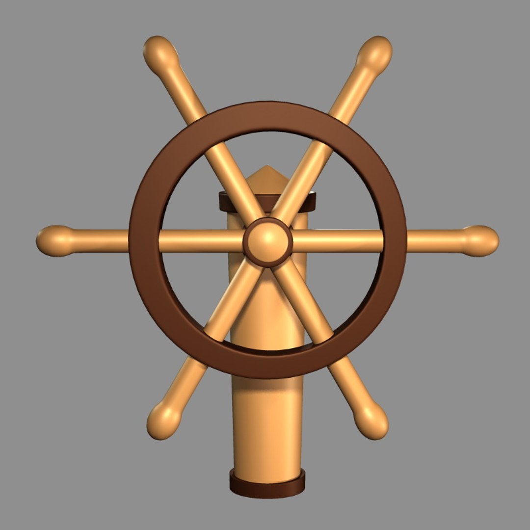 Fbx Cartoon Ship Wheel